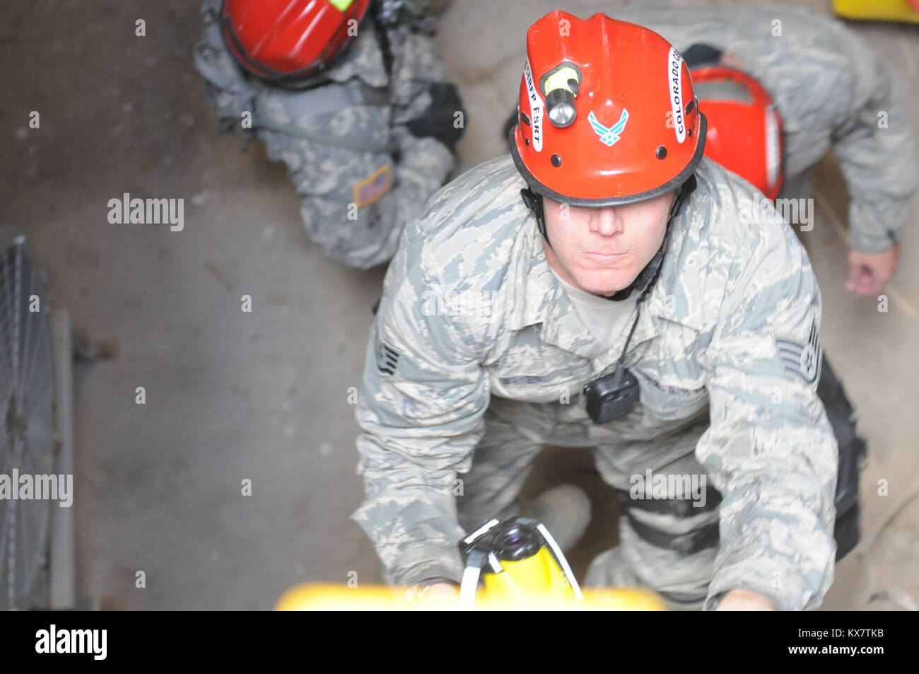 US Army National Guard search and extraction rescue team. Colorado ...