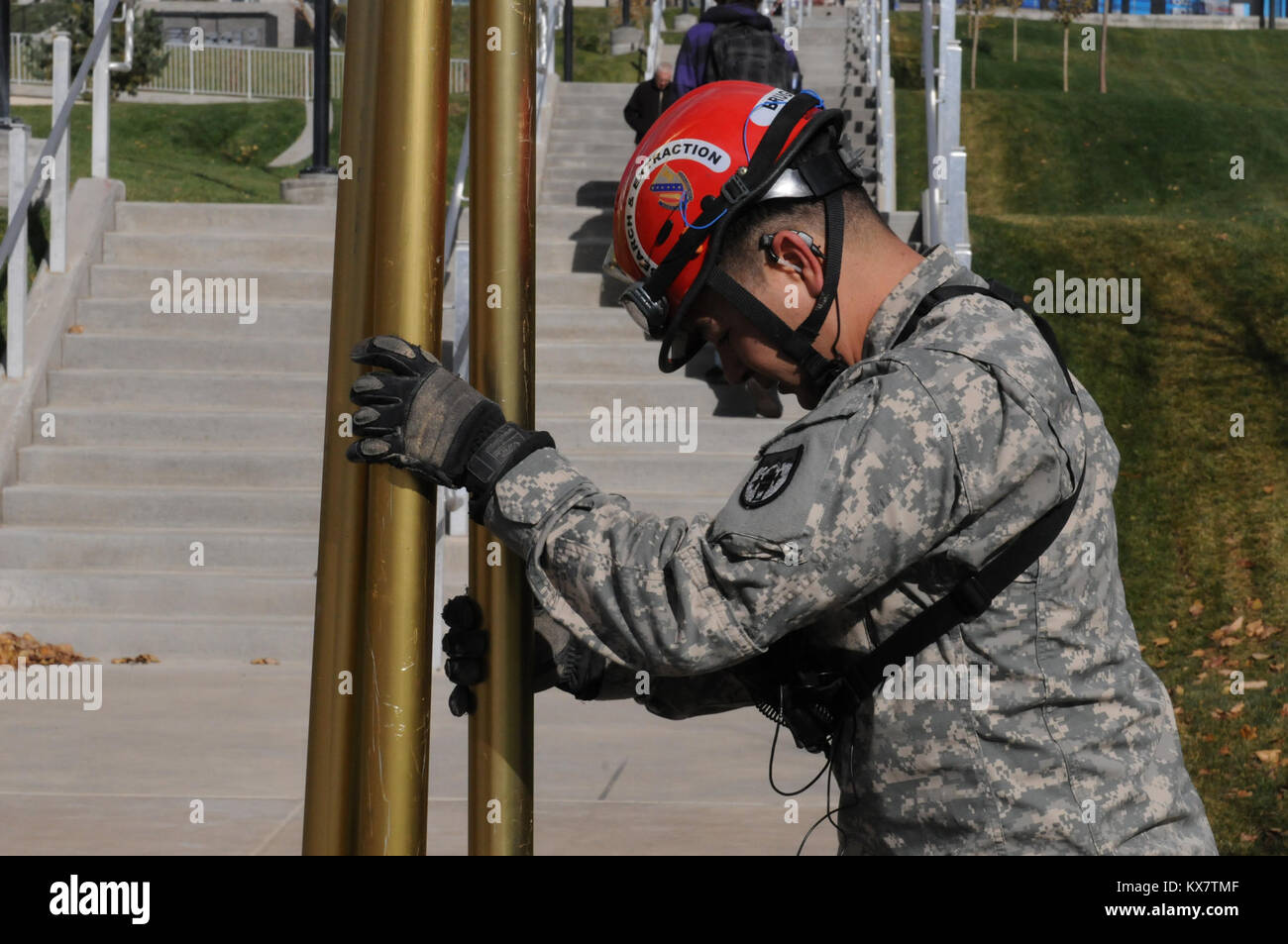 US Army National Guard search and extraction rescue team. Colorado ...