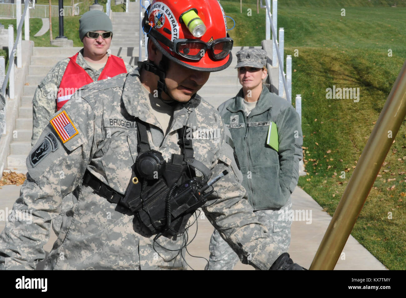 US Army National Guard search and extraction rescue team. Colorado ...