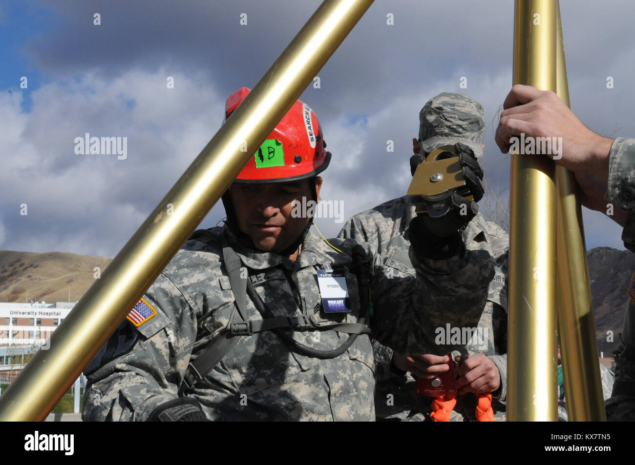 US Army National Guard search and extraction rescue team. Colorado ...