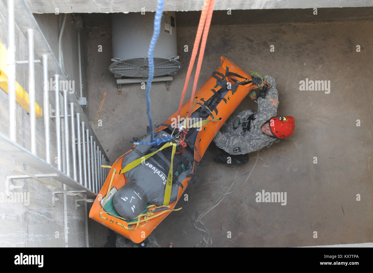 US Army National Guard search and extraction rescue team. Colorado ...
