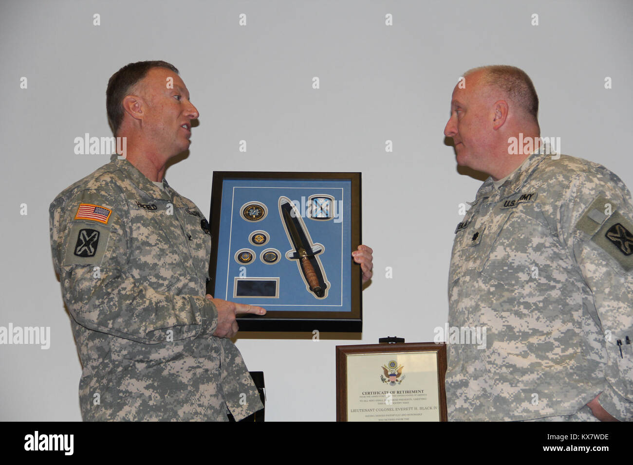 Lt. Col. Everett Black's retirement ceremony was conducted Nov. 26 in ...