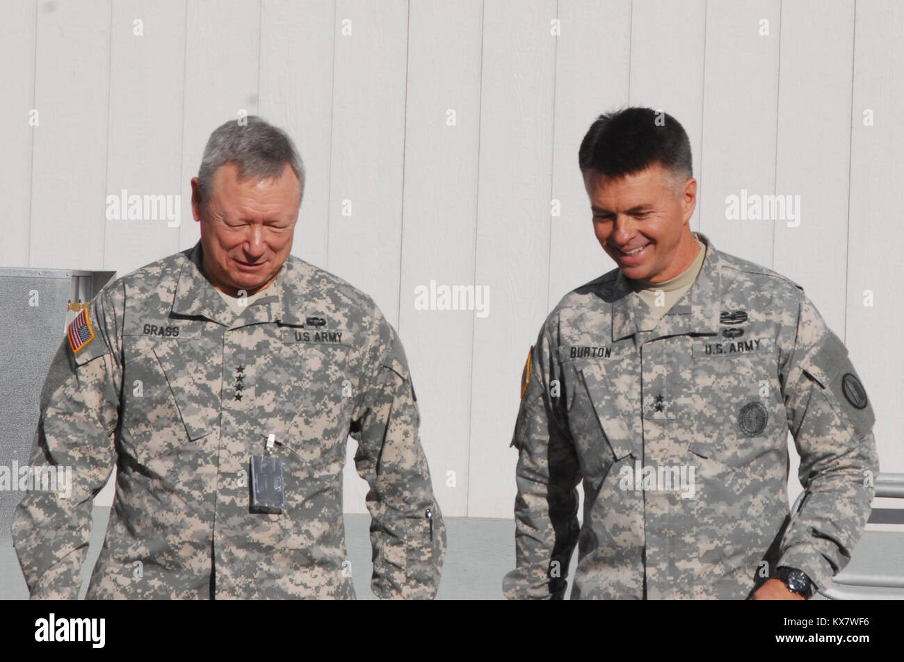Army Gen. Frank Grass, chief of the National Guard Bureau, and his wife ...