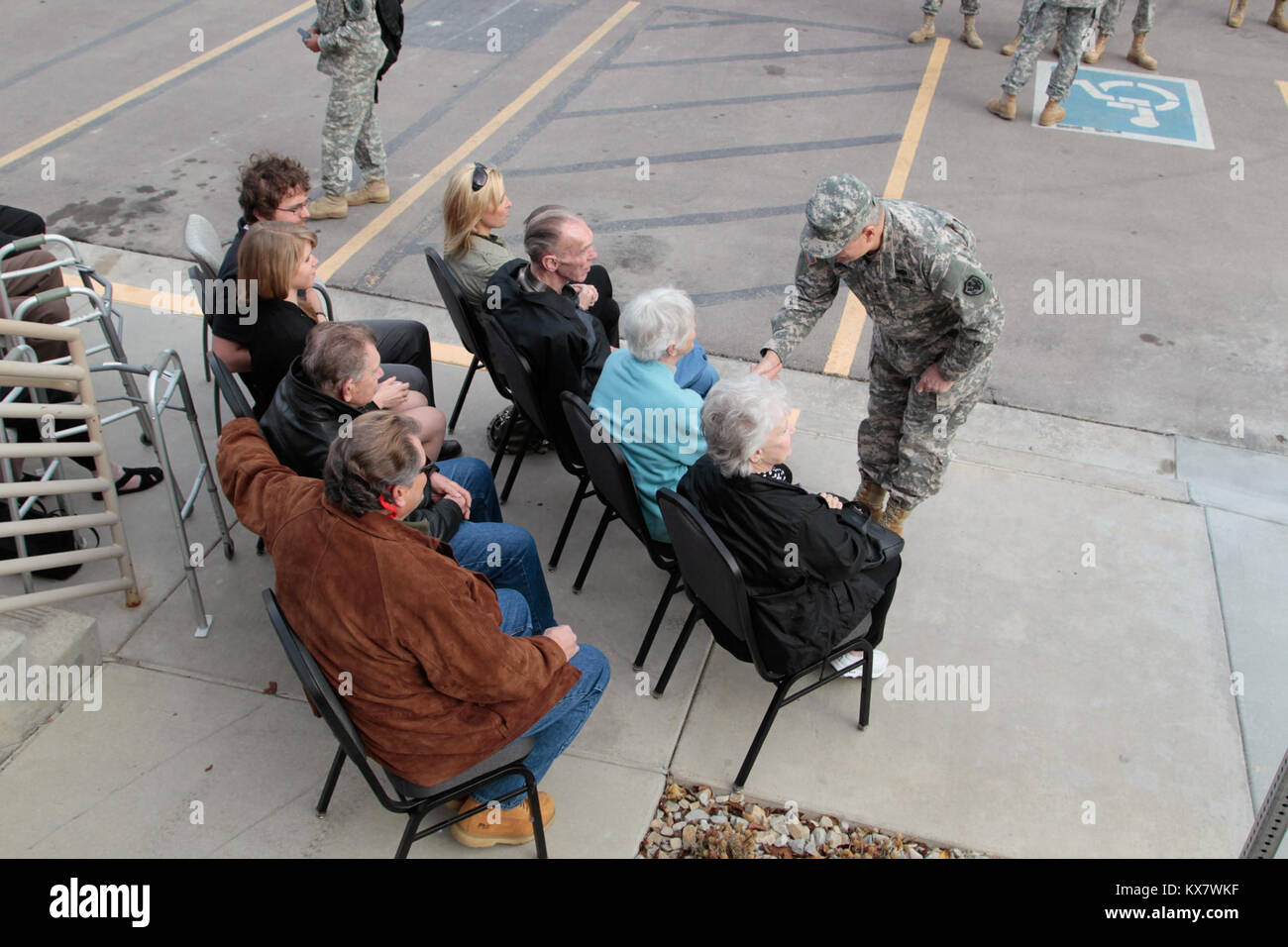 US Army National Guard change of command ceremony Stock Photo - Alamy