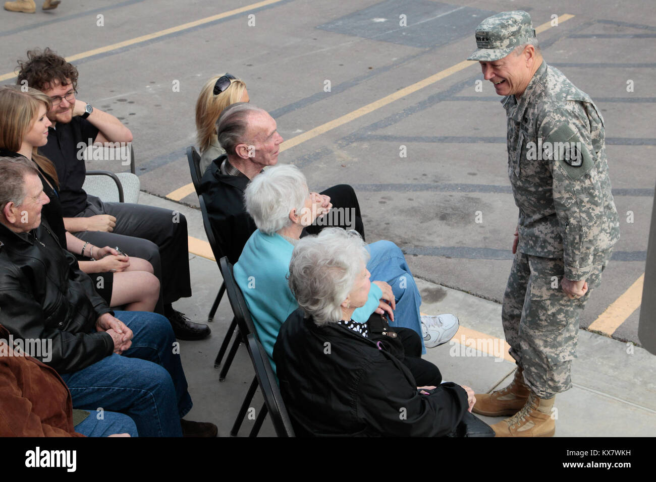 US Army National Guard change of command ceremony Stock Photo - Alamy