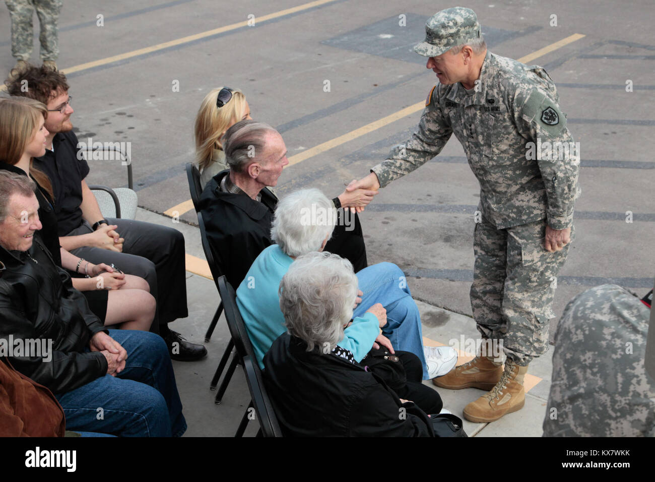 US Army National Guard change of command ceremony Stock Photo - Alamy