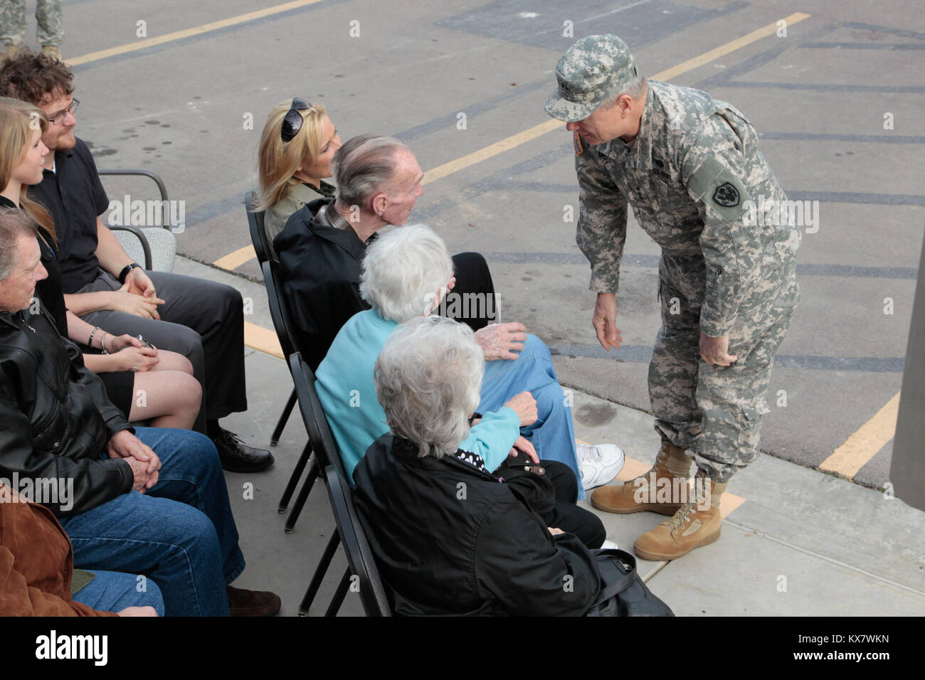 US Army National Guard change of command ceremony Stock Photo - Alamy