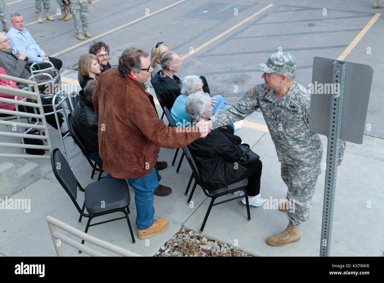 US Army National Guard change of command ceremony Stock Photo - Alamy