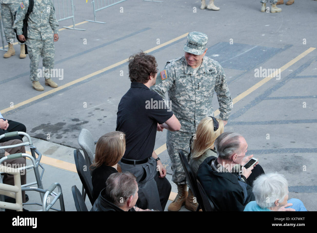 US Army National Guard change of command ceremony Stock Photo - Alamy