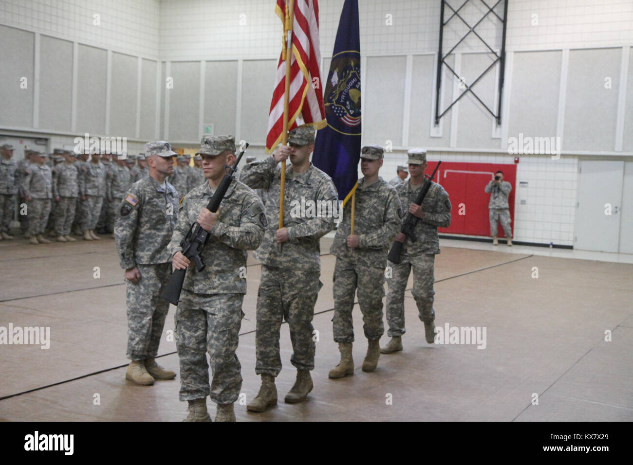 US Army National Guard change of command ceremony Stock Photo - Alamy