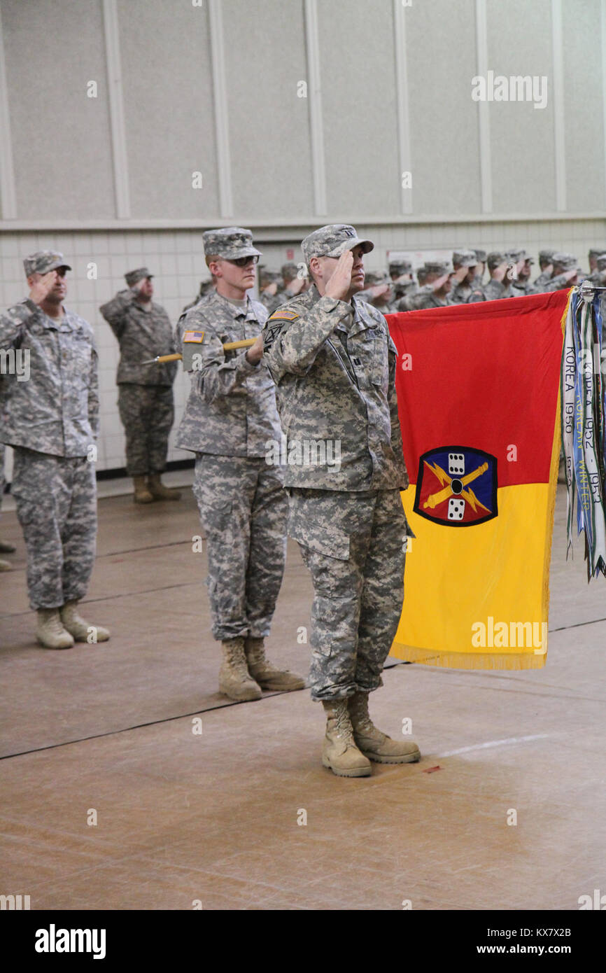 US Army National Guard change of command ceremony Stock Photo - Alamy