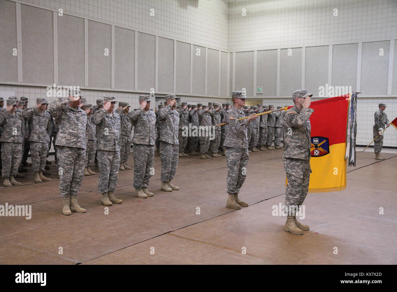 US Army National Guard change of command ceremony Stock Photo - Alamy