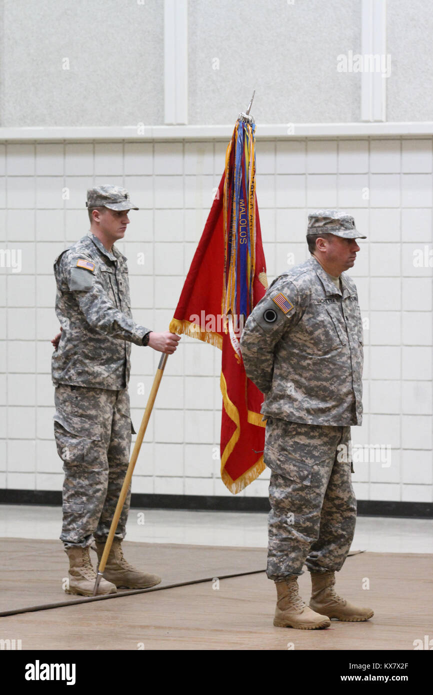 US Army National Guard change of command ceremony Stock Photo - Alamy