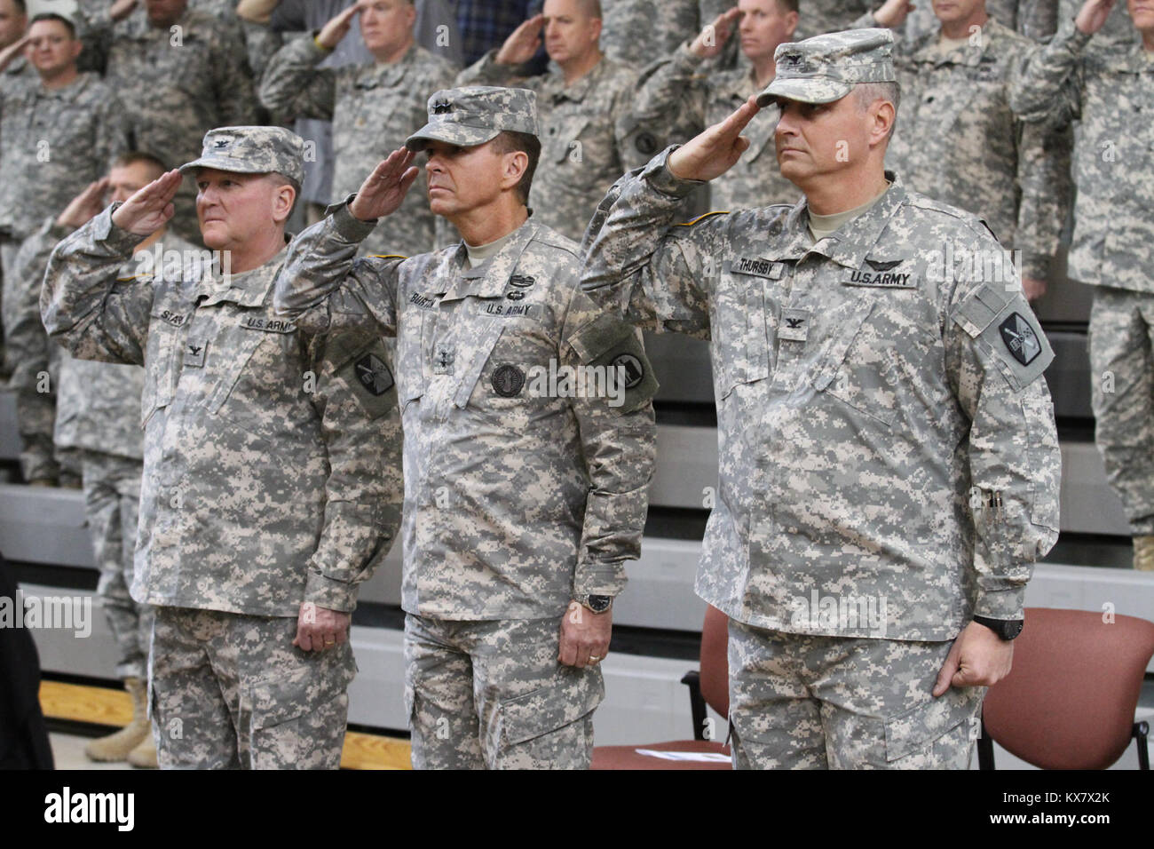 US Army National Guard change of command ceremony Stock Photo - Alamy