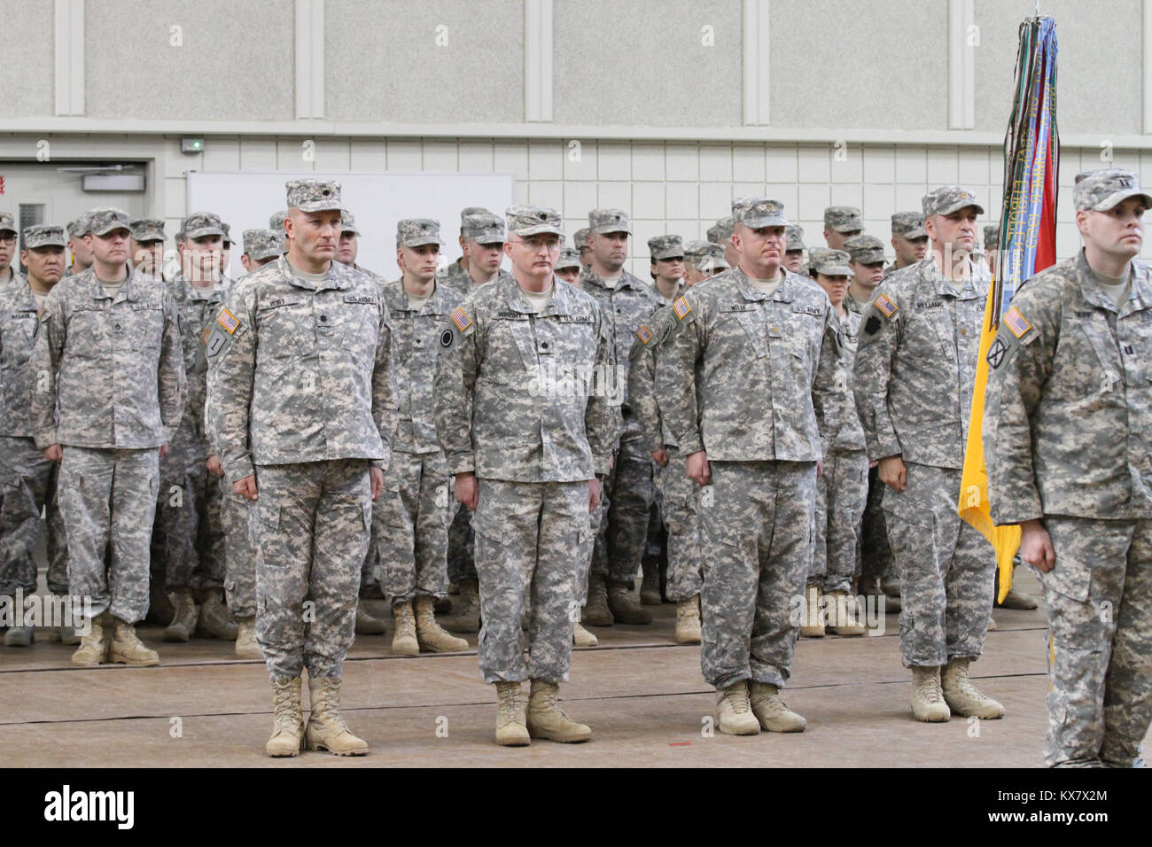 US Army National Guard change of command ceremony Stock Photo - Alamy