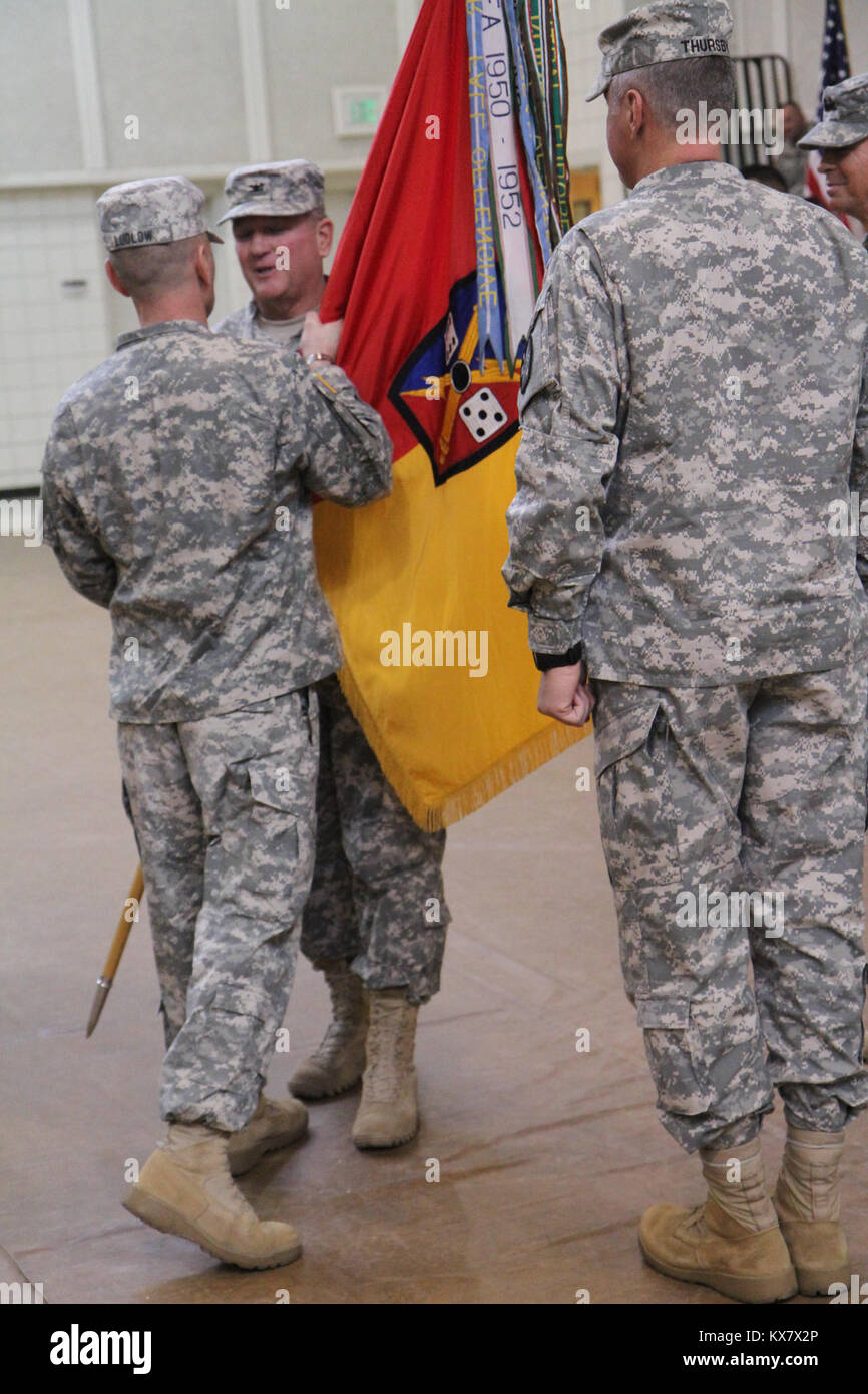 US Army National Guard change of command ceremony Stock Photo - Alamy