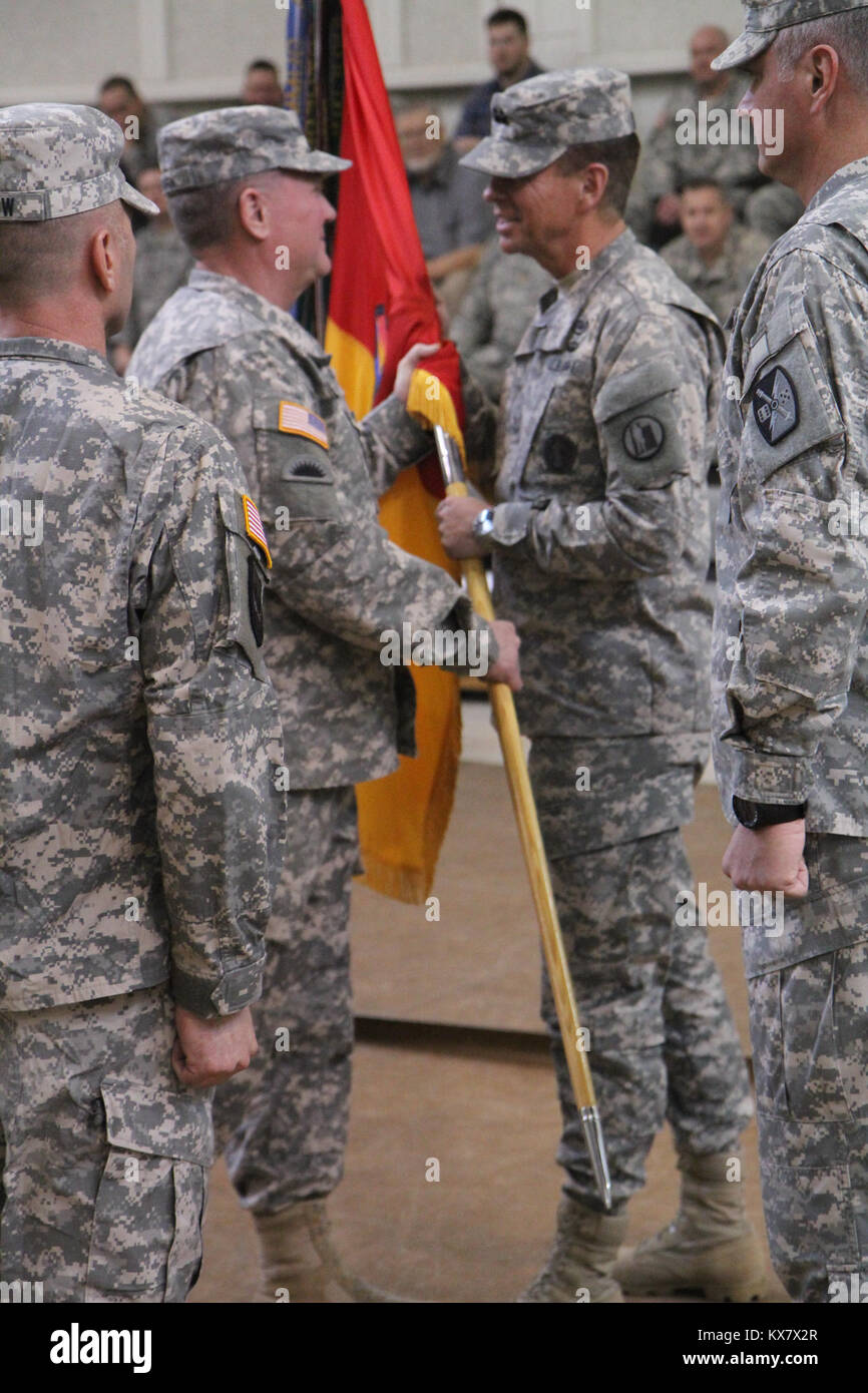 US Army National Guard change of command ceremony Stock Photo - Alamy