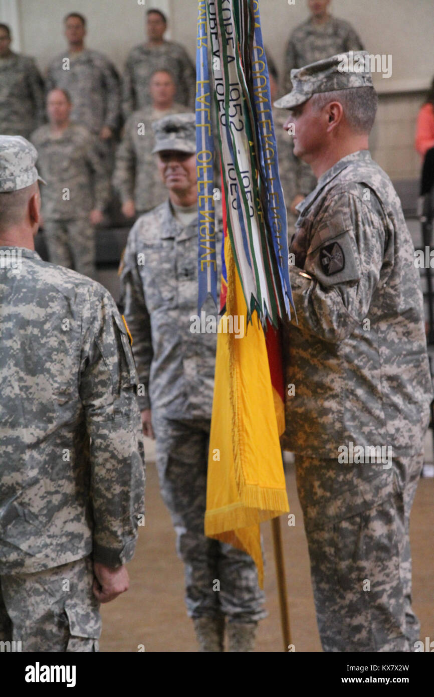 US Army National Guard change of command ceremony Stock Photo - Alamy