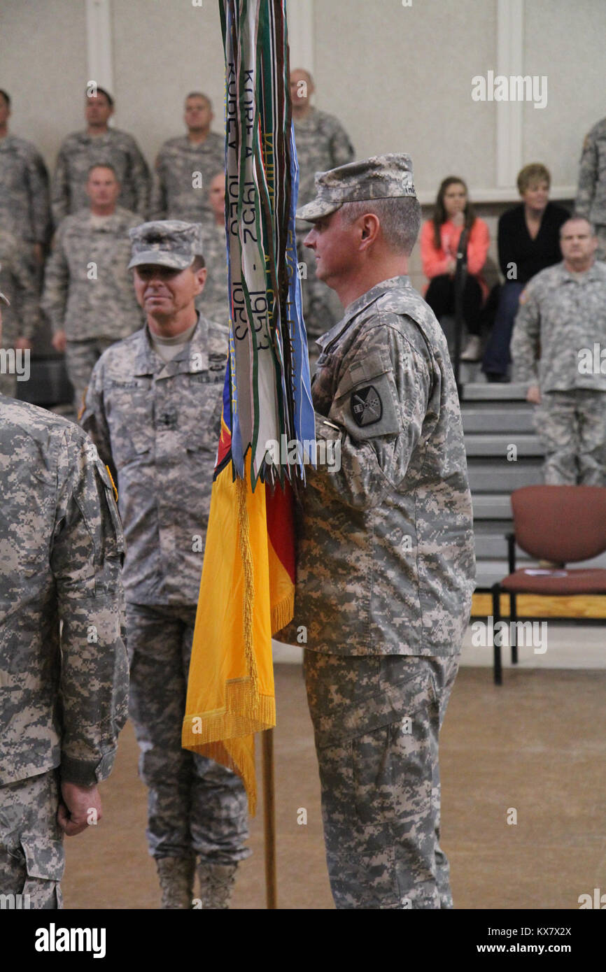 US Army National Guard change of command ceremony Stock Photo - Alamy