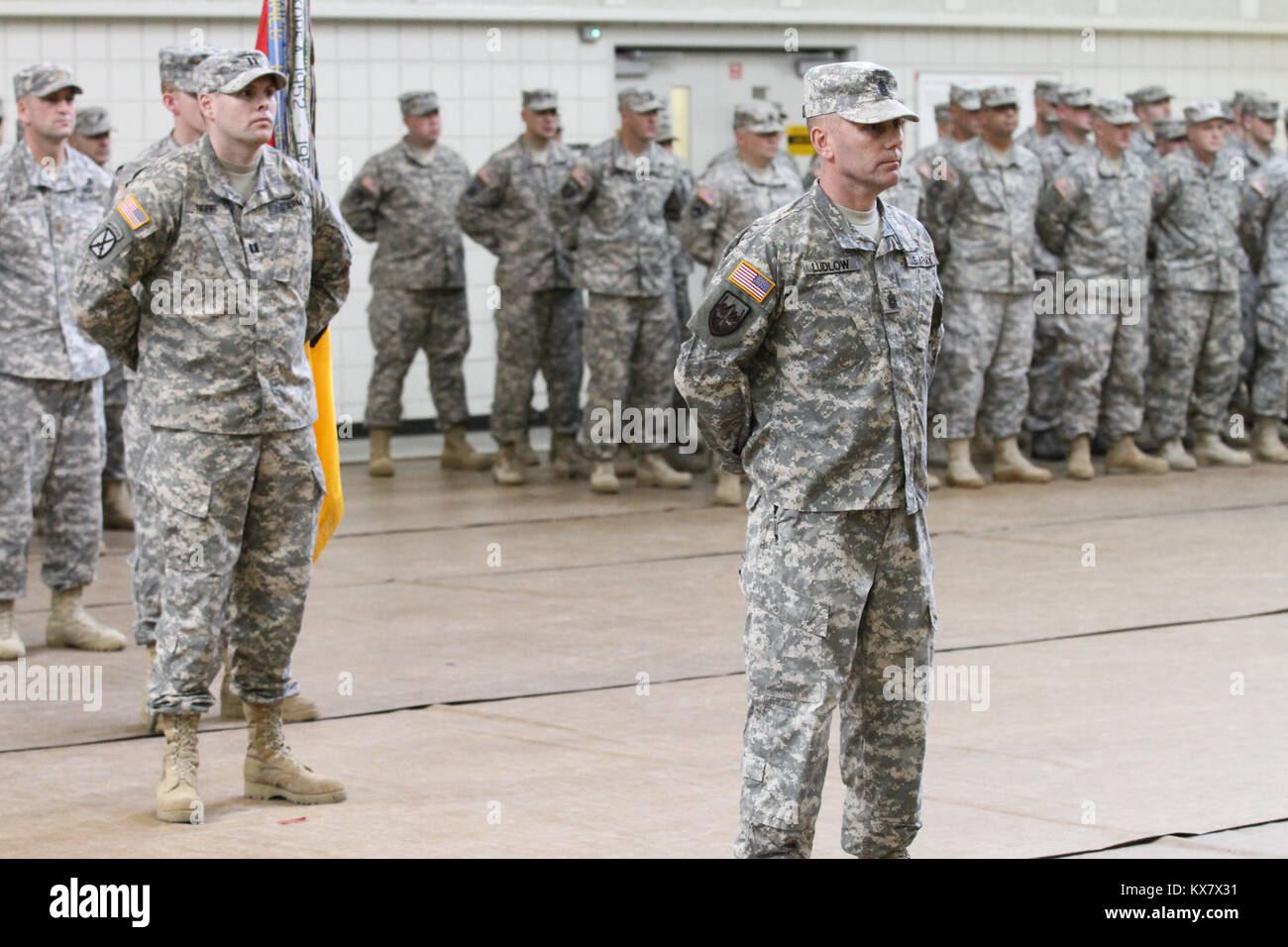 US Army National Guard change of command ceremony Stock Photo - Alamy