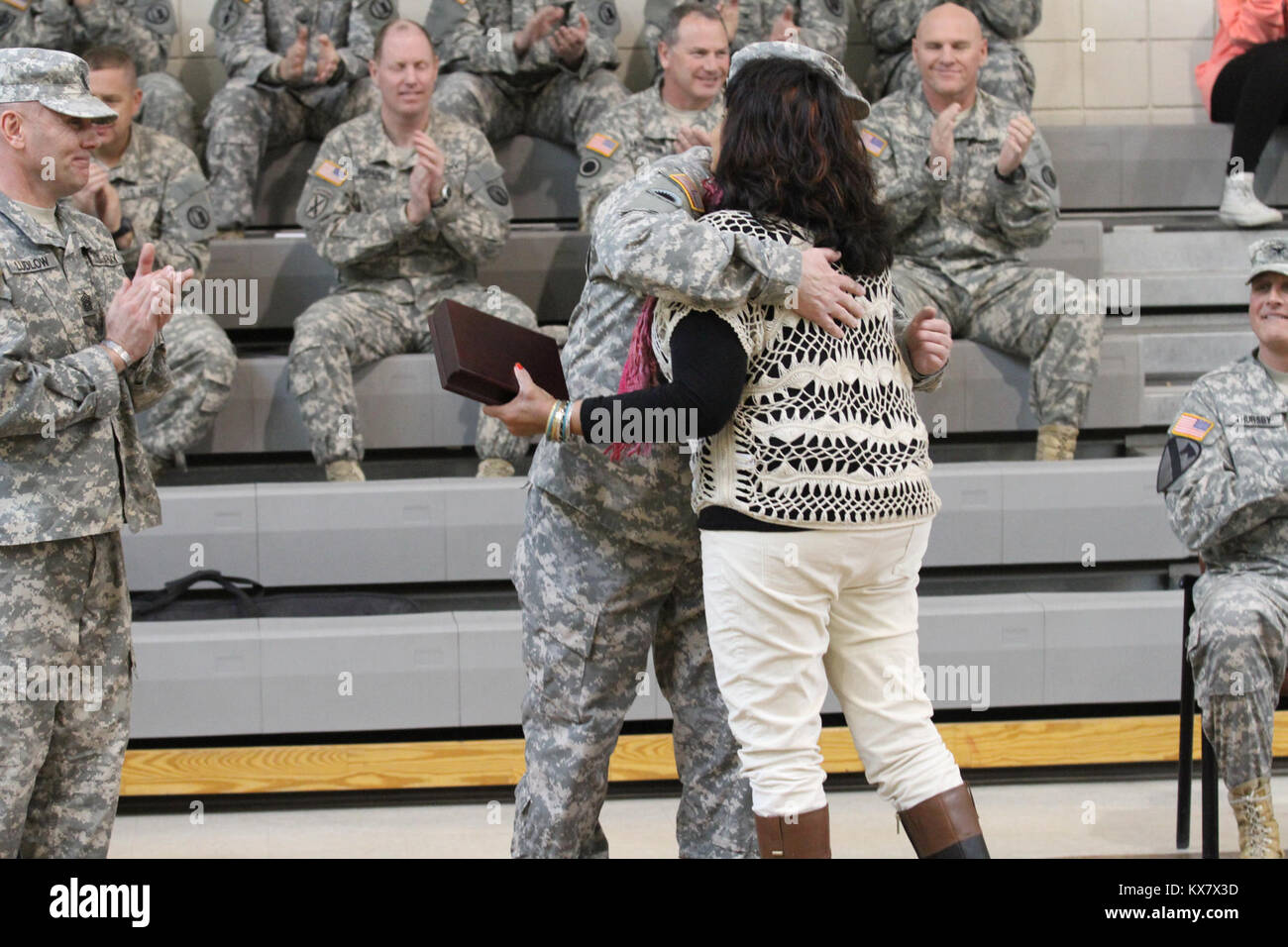 US Army National Guard change of command ceremony Stock Photo - Alamy