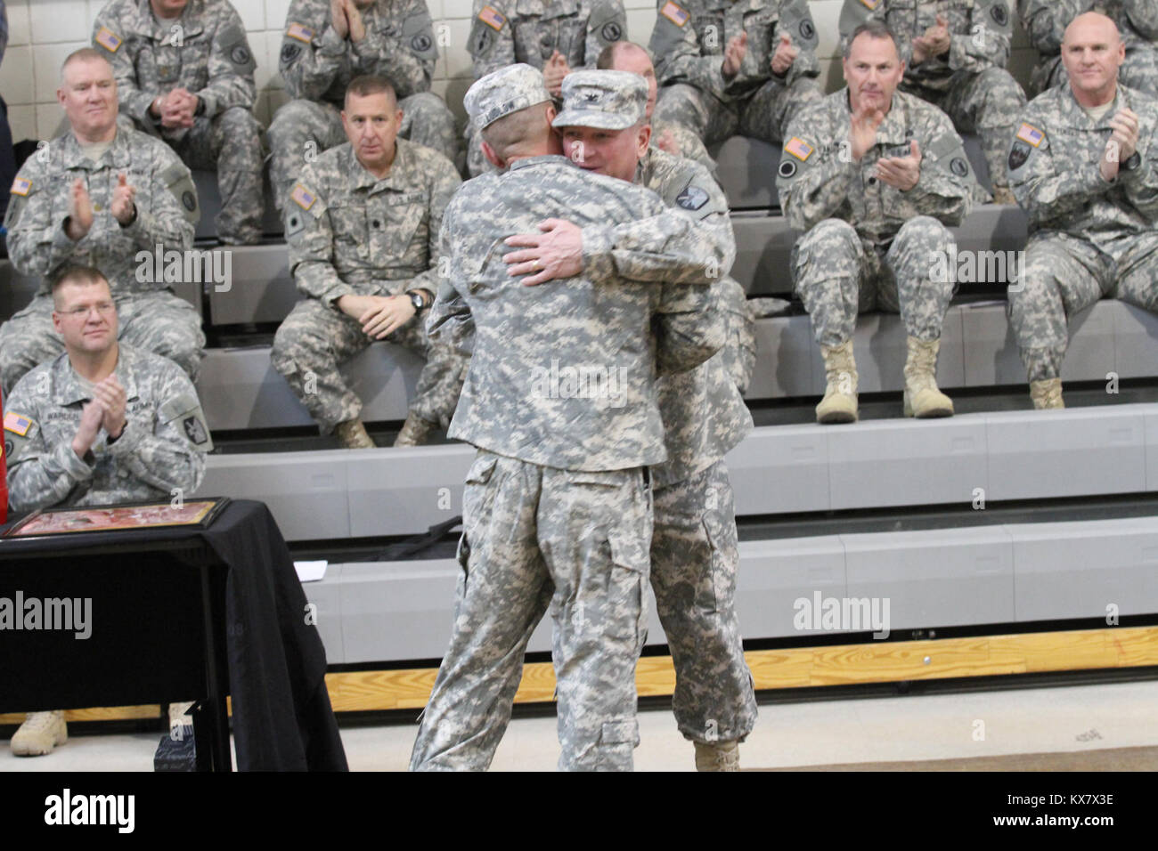 US Army National Guard change of command ceremony Stock Photo - Alamy