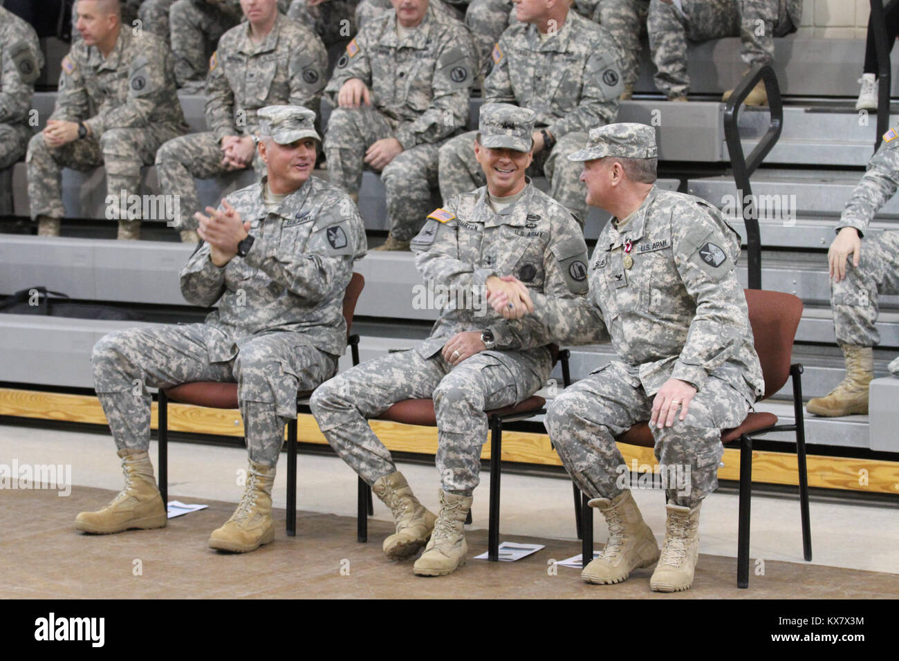 US Army National Guard change of command ceremony Stock Photo - Alamy