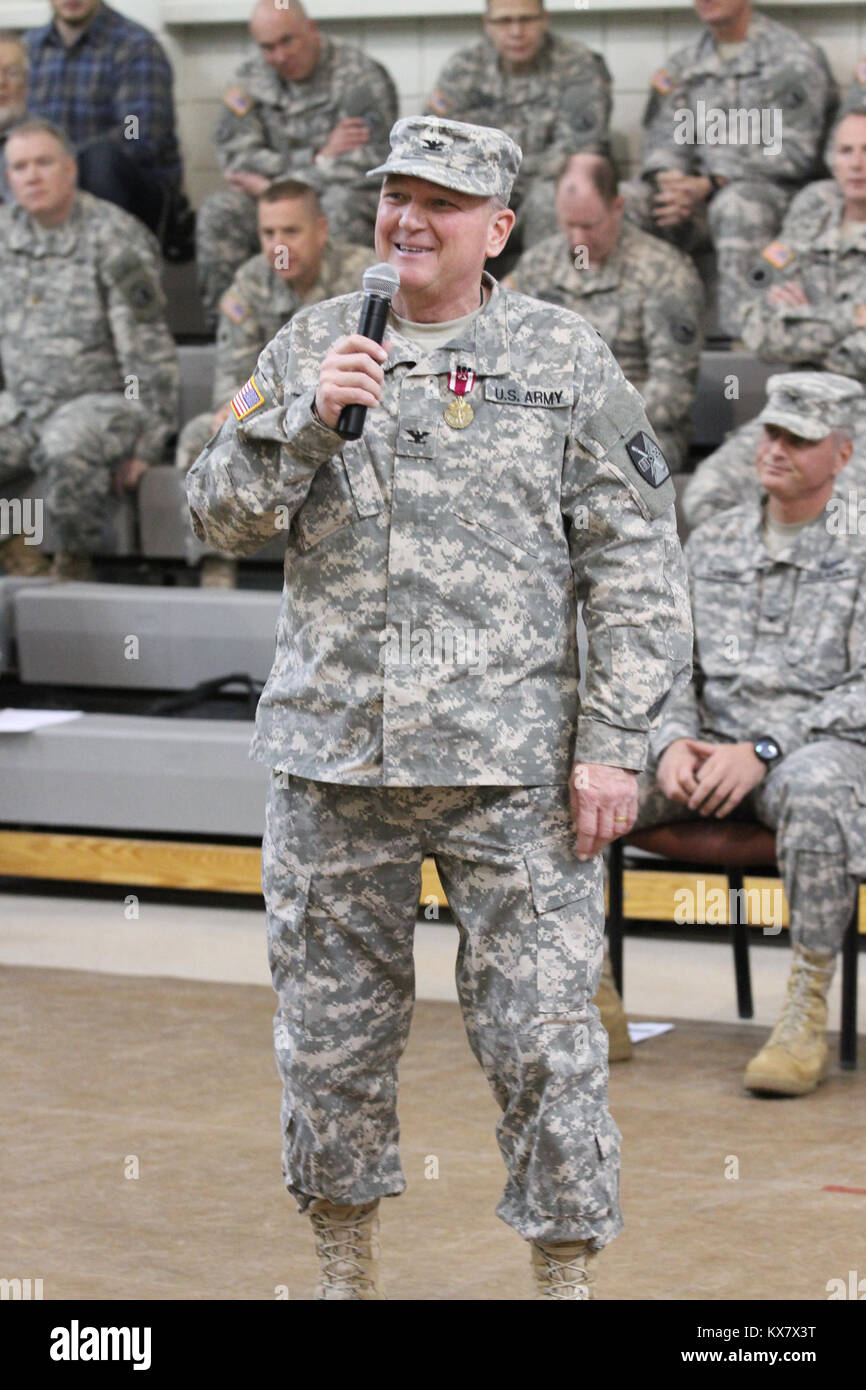 US Army National Guard change of command ceremony Stock Photo - Alamy