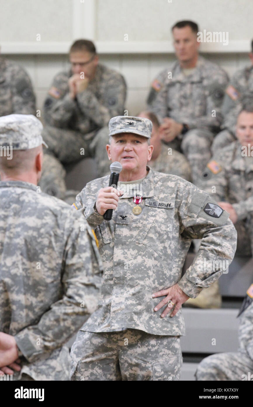 US Army National Guard change of command ceremony Stock Photo - Alamy