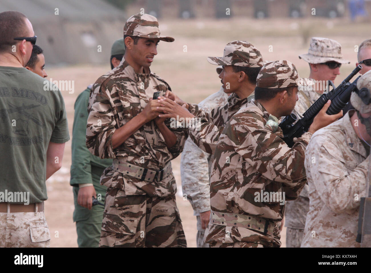 Marines, Moroccan soldiers train on non-lethal tactics, weapons during ...