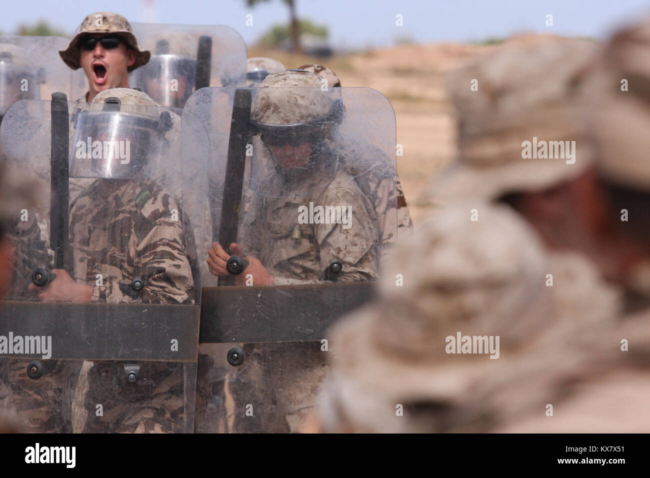 Marines, Moroccan soldiers train on non-lethal tactics, weapons during ...
