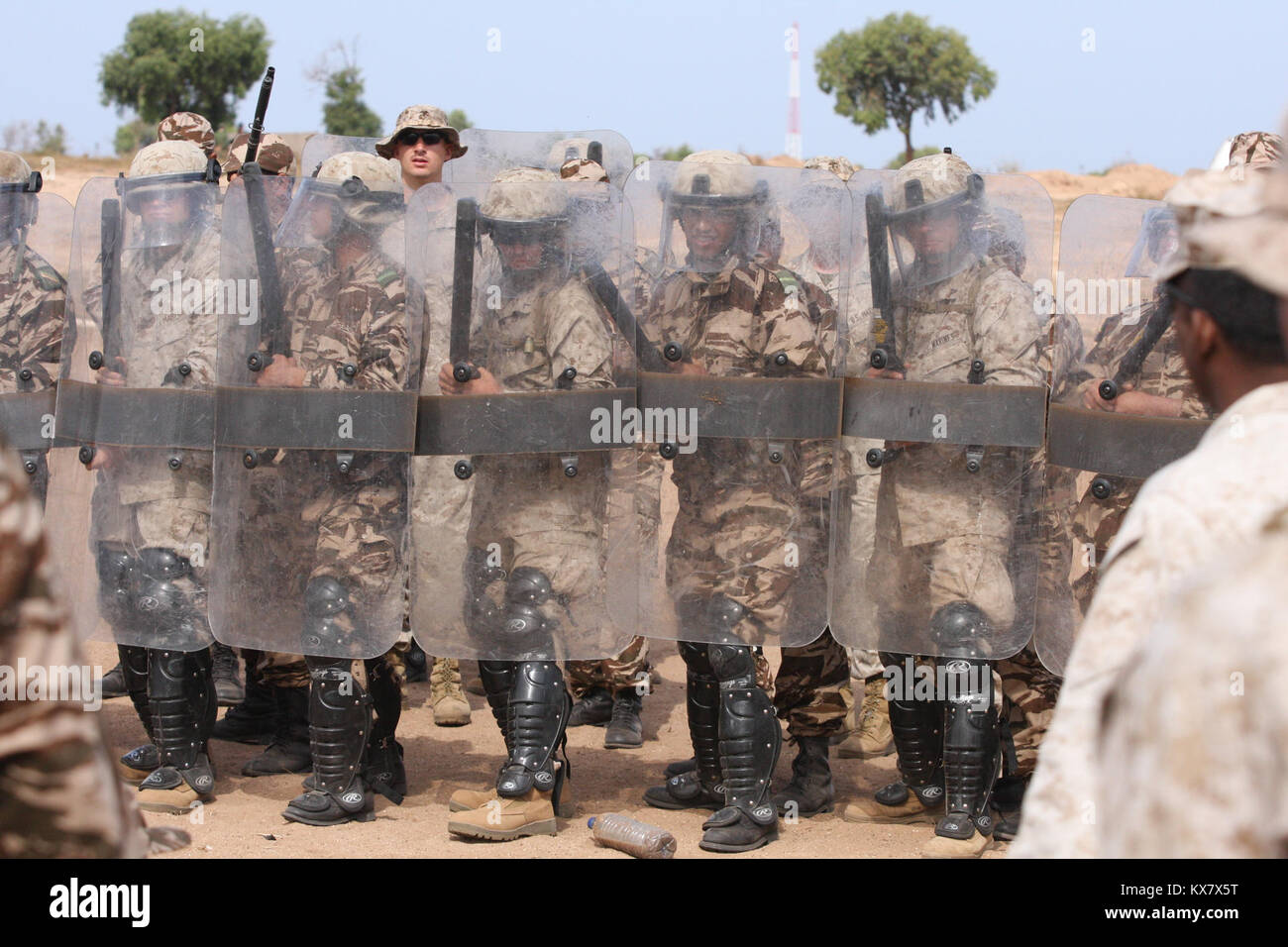 Marines, Moroccan soldiers train on non-lethal tactics, weapons during ...