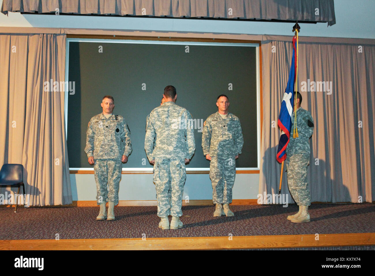 US Army National Guard change of command ceremony Stock Photo - Alamy