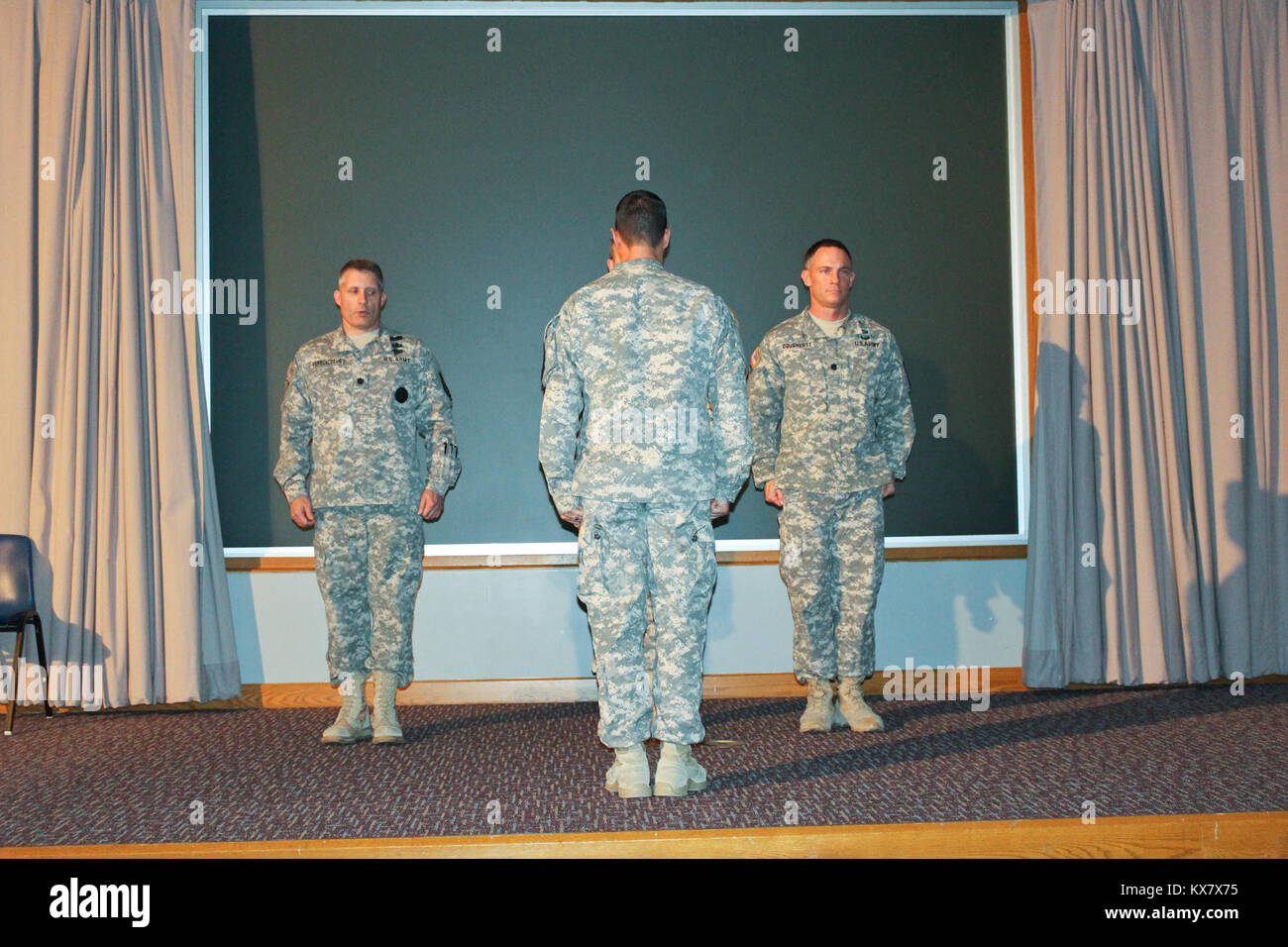 US Army National Guard change of command ceremony Stock Photo - Alamy