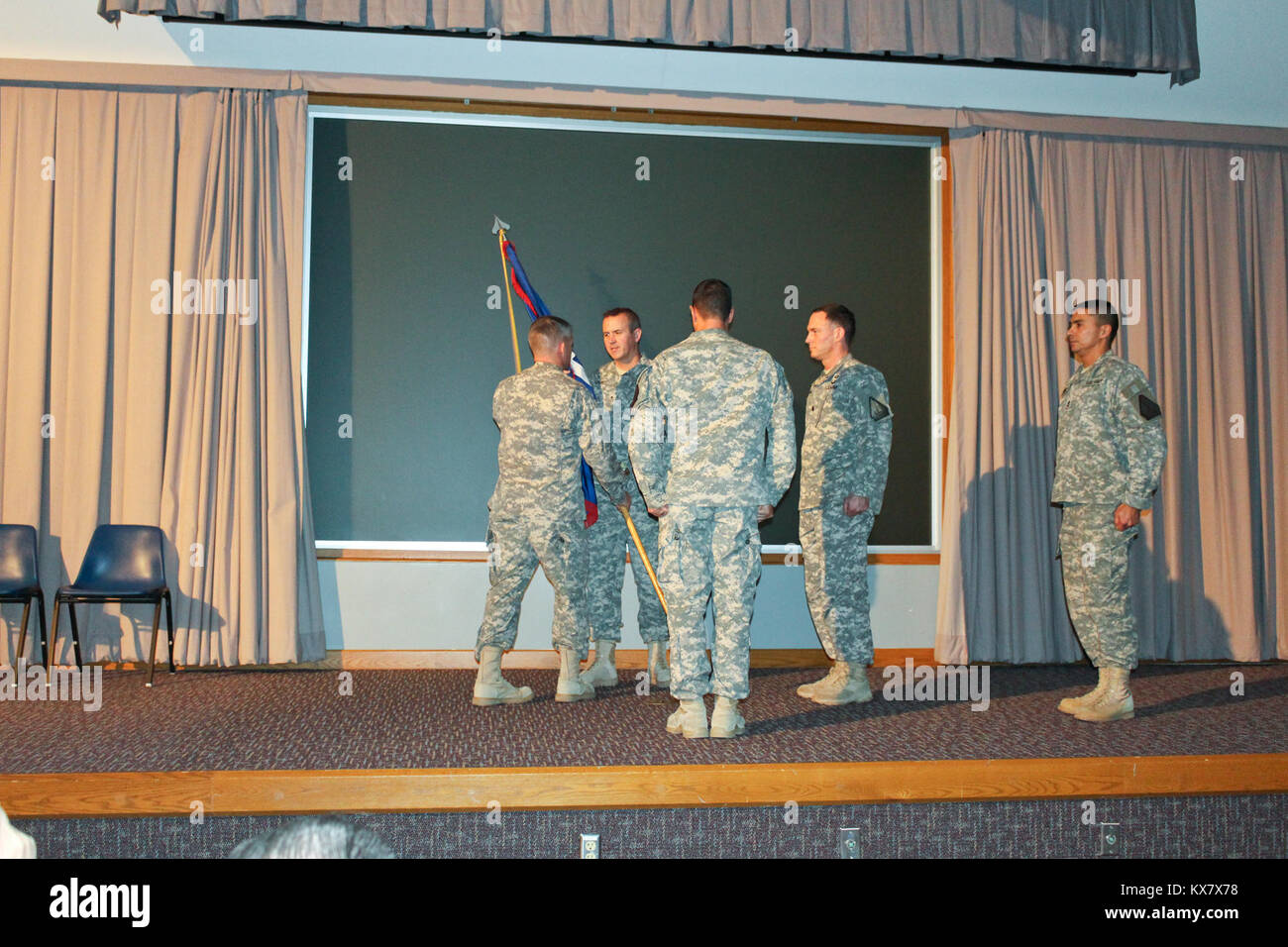 US Army National Guard change of command ceremony Stock Photo - Alamy