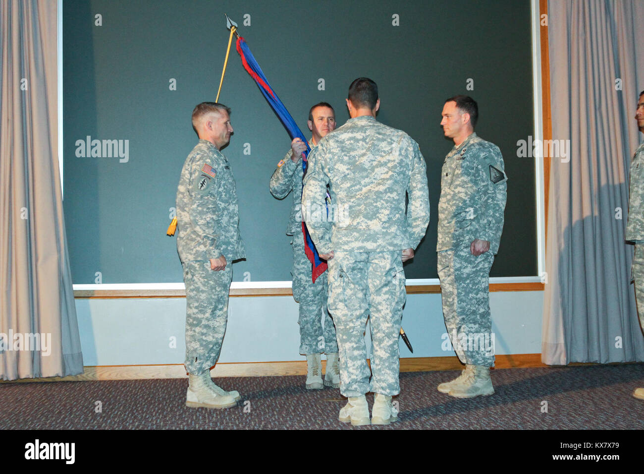 US Army National Guard change of command ceremony Stock Photo - Alamy