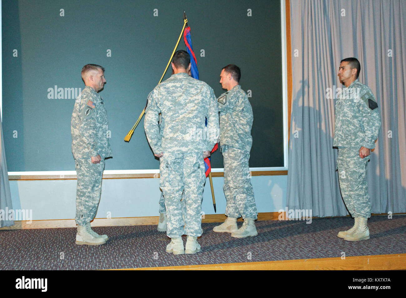 US Army National Guard change of command ceremony Stock Photo - Alamy