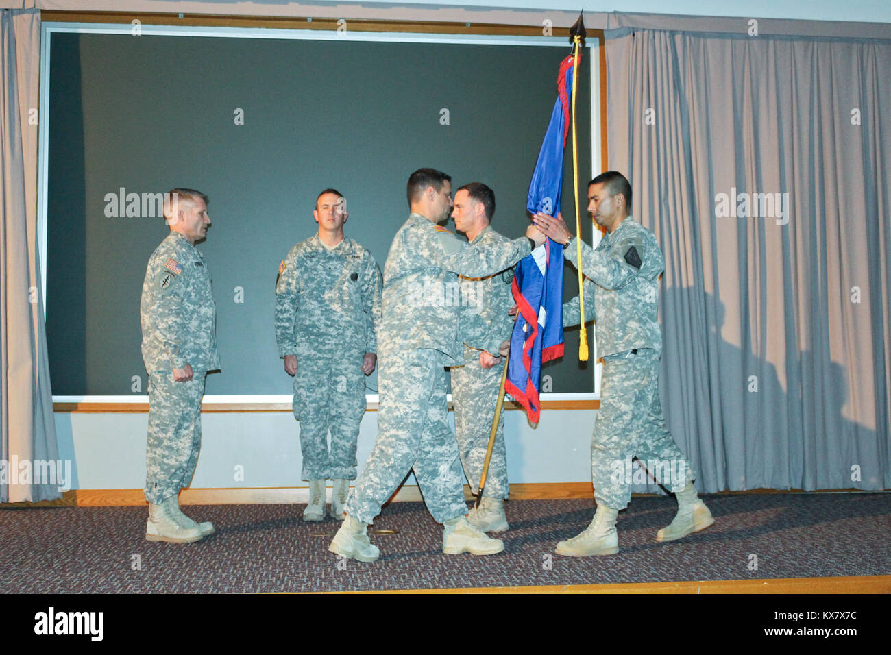 US Army National Guard change of command ceremony Stock Photo - Alamy