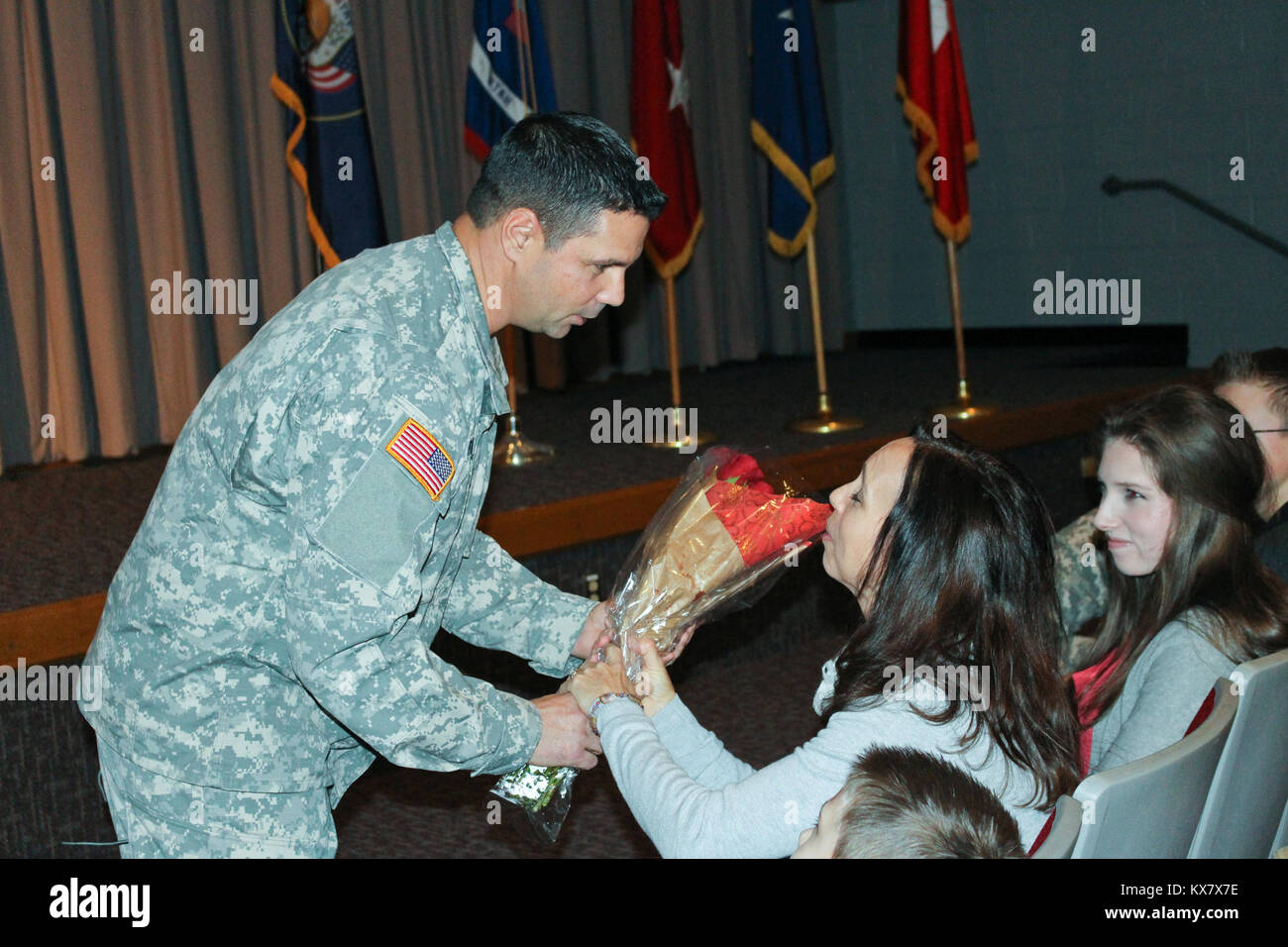 US Army National Guard change of command ceremony Stock Photo - Alamy