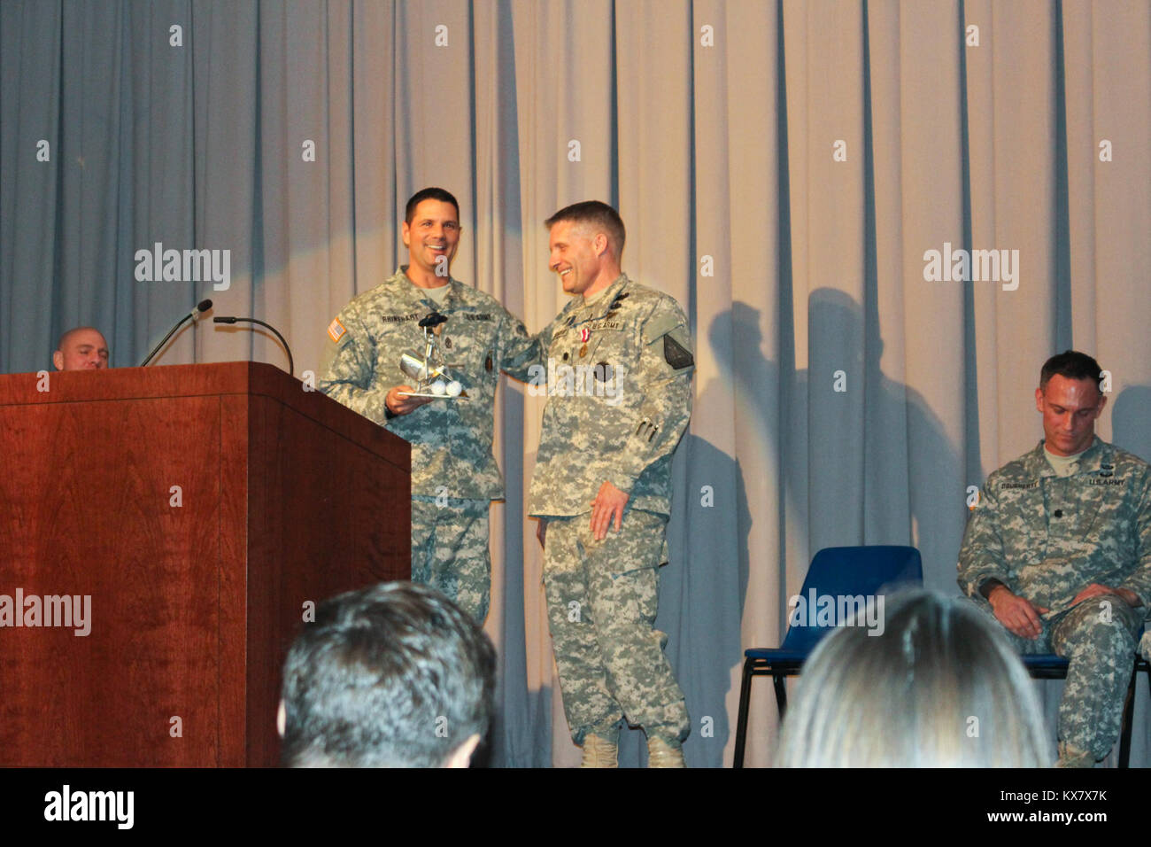 US Army National Guard change of command ceremony Stock Photo - Alamy
