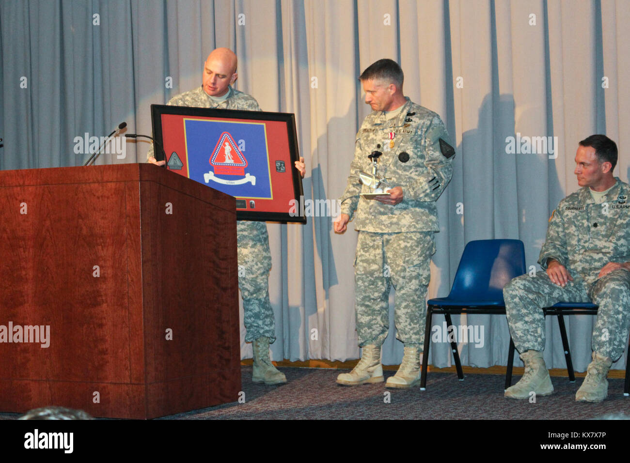 US Army National Guard change of command ceremony Stock Photo - Alamy