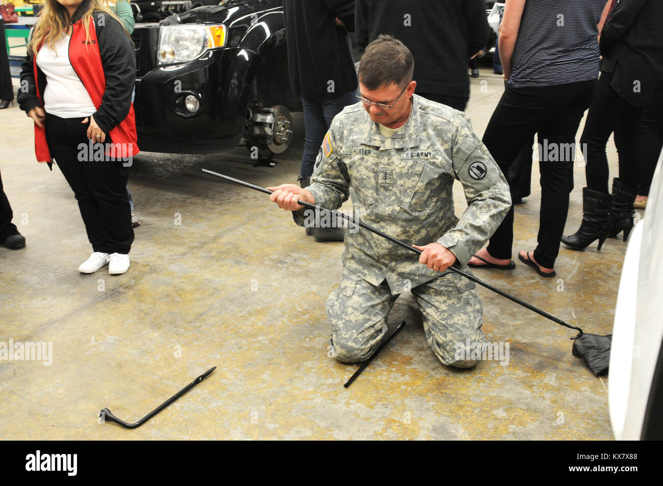 US Army National Guard carrying out various tasks including military ...