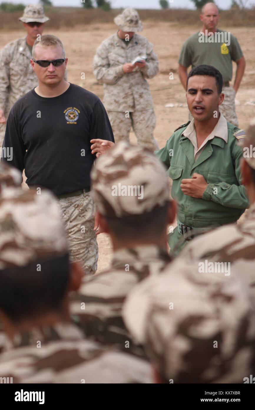 Marines, Moroccan soldiers train on non-lethal tactics, weapons during ...