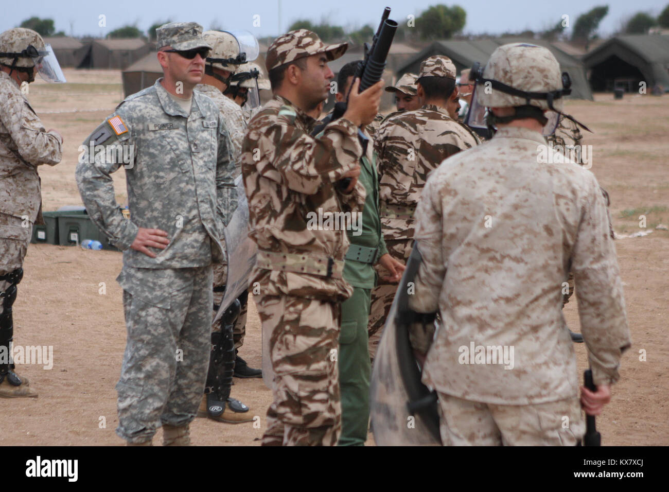 Marines, Moroccan soldiers train on non-lethal tactics, weapons during ...