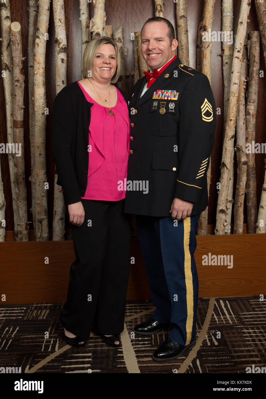 Soldiers, guest speaker Mr. Hymas and guests attend the annual ...