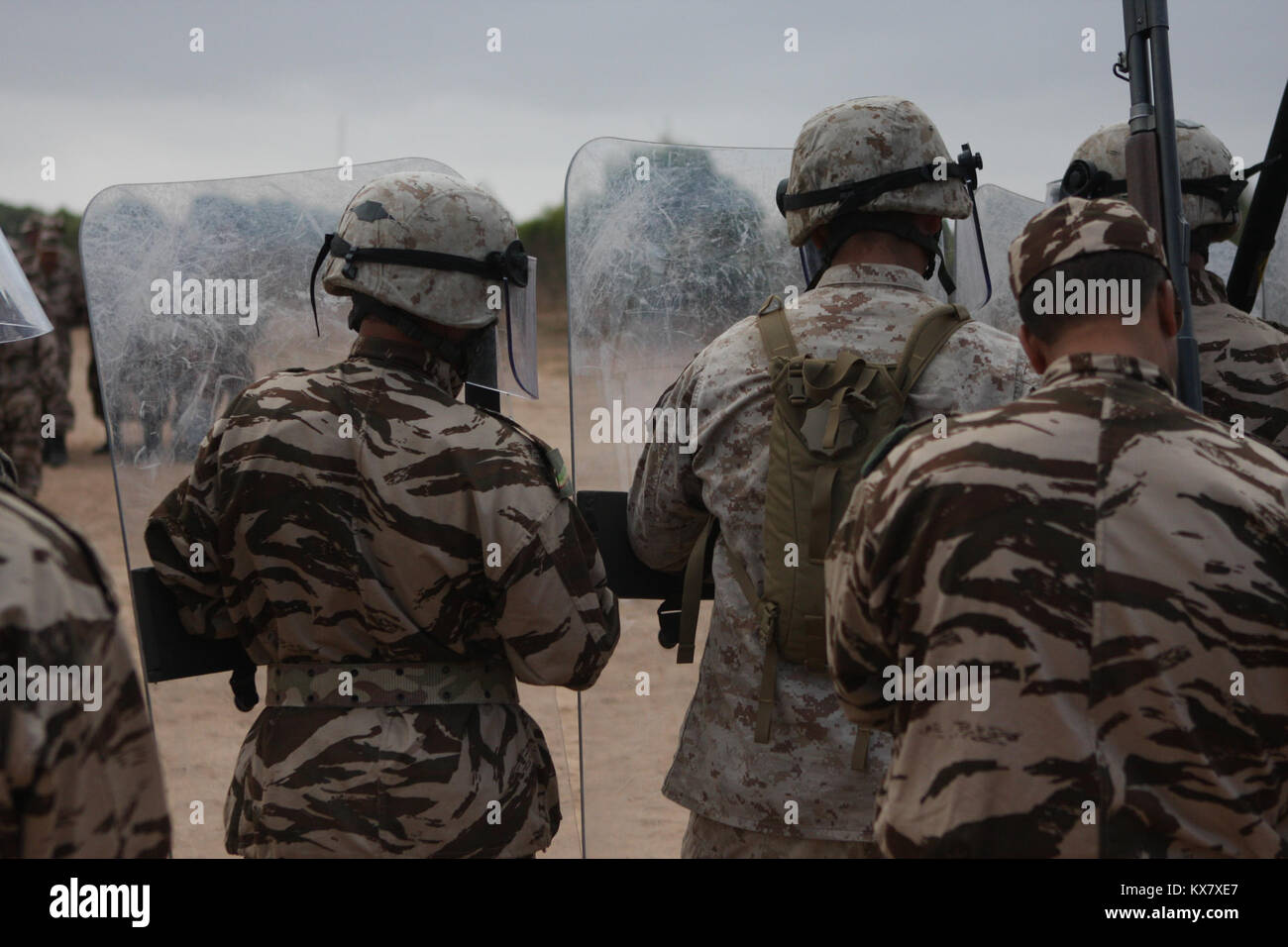 Marines, Moroccan soldiers train on non-lethal tactics, weapons during ...