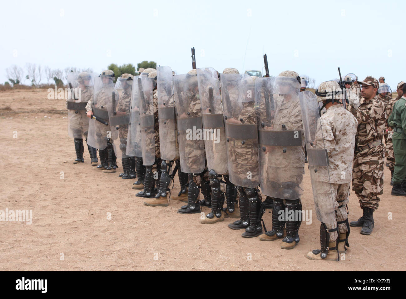 Marines, Moroccan soldiers train on non-lethal tactics, weapons during ...