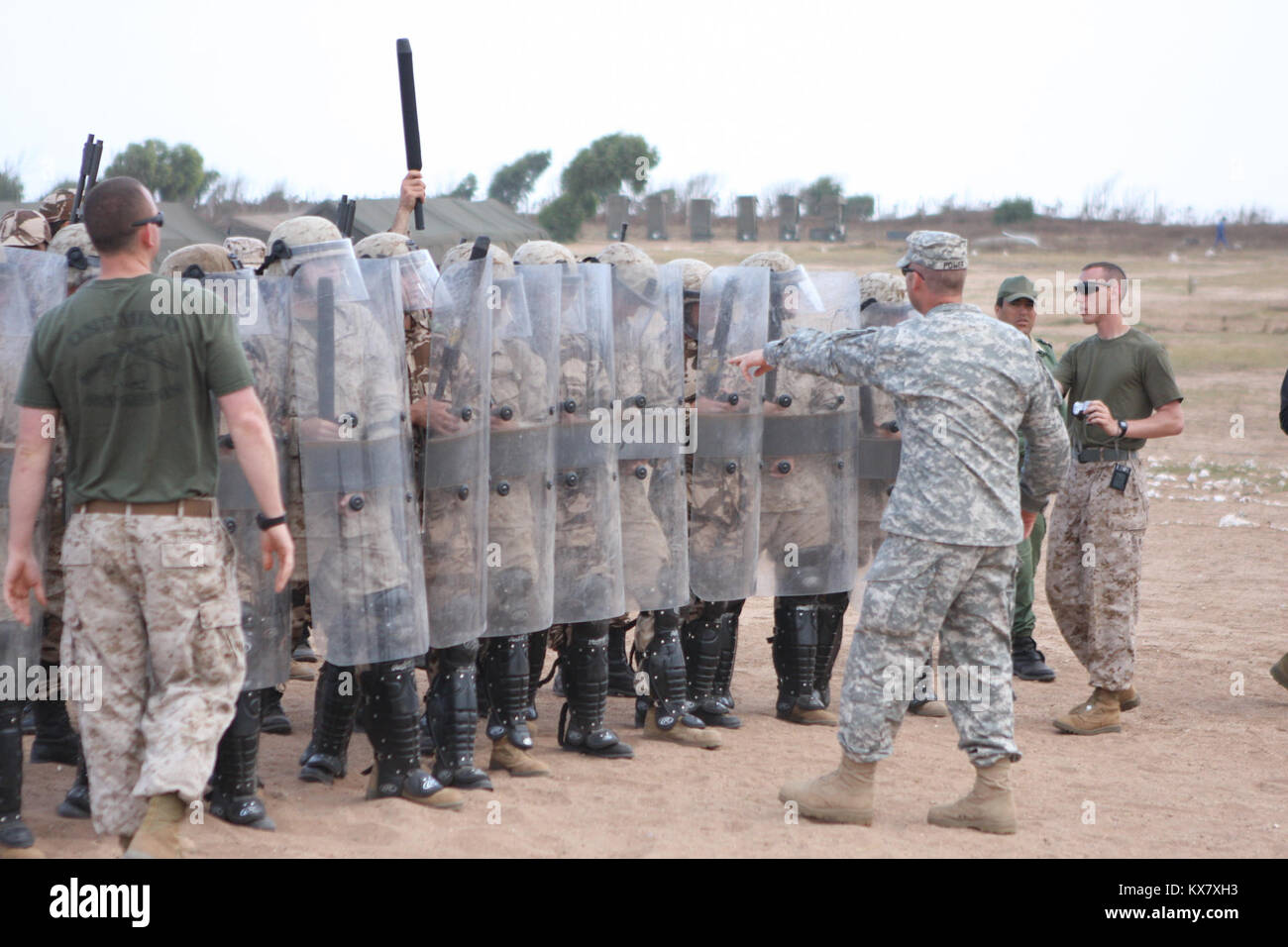 Marines, Moroccan soldiers train on non-lethal tactics, weapons during ...