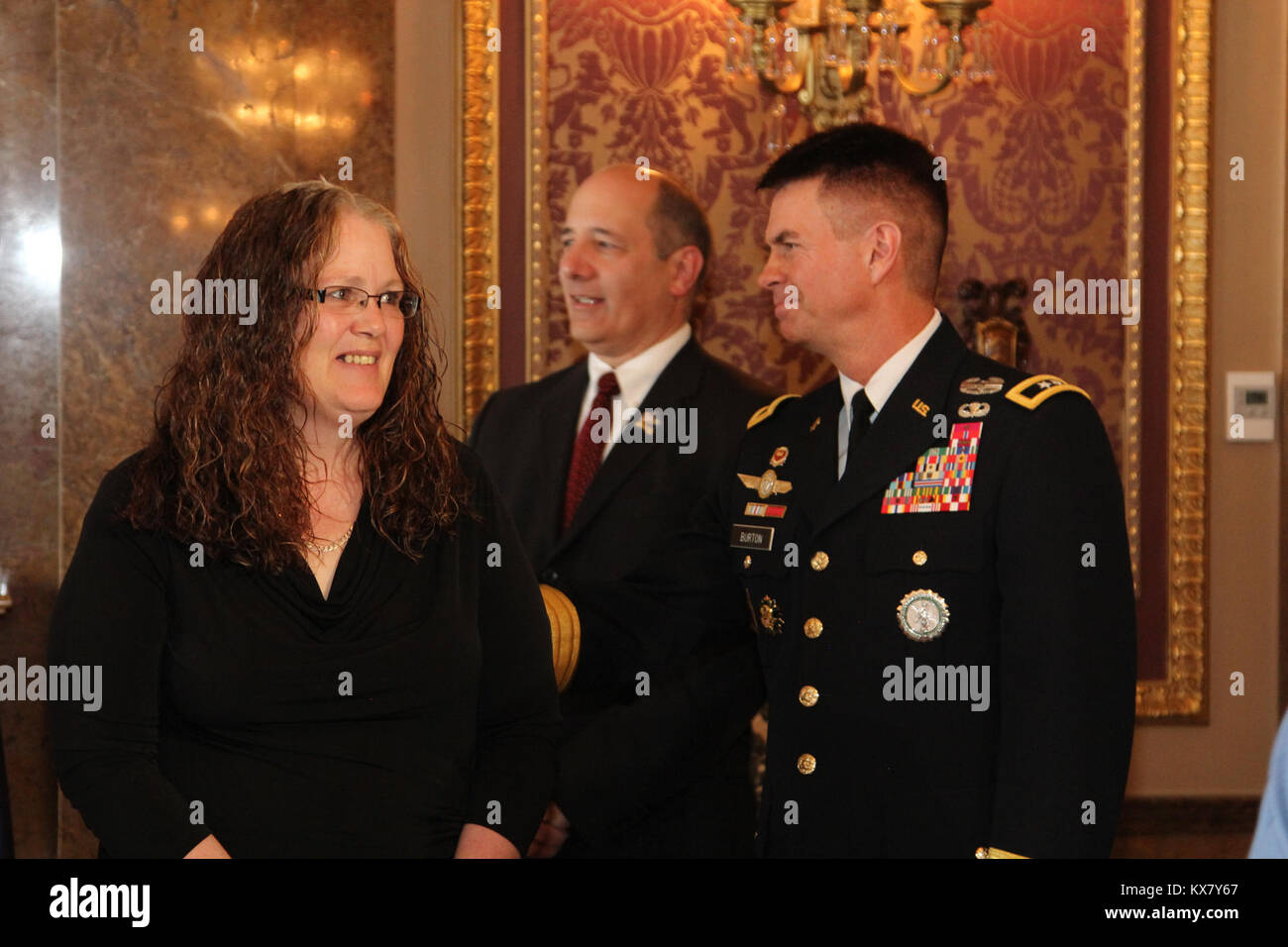 U.S. military remembrance ceremony Stock Photo - Alamy