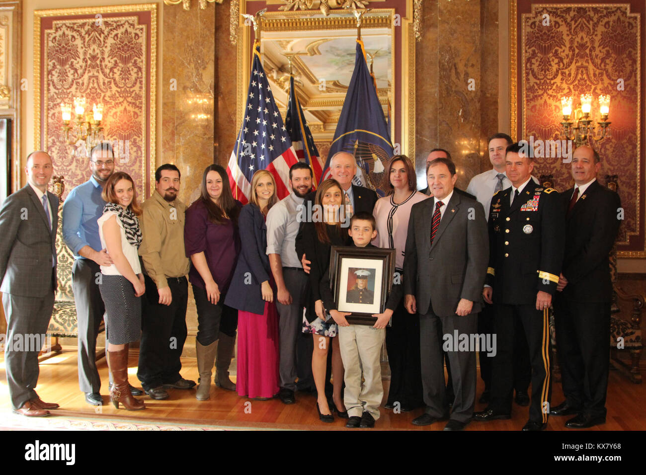 U.S. military remembrance ceremony Stock Photo - Alamy